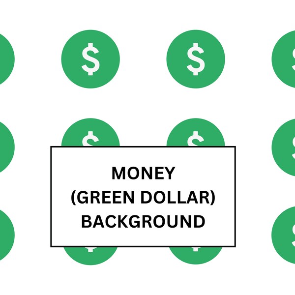 Green Money Background - Etsy