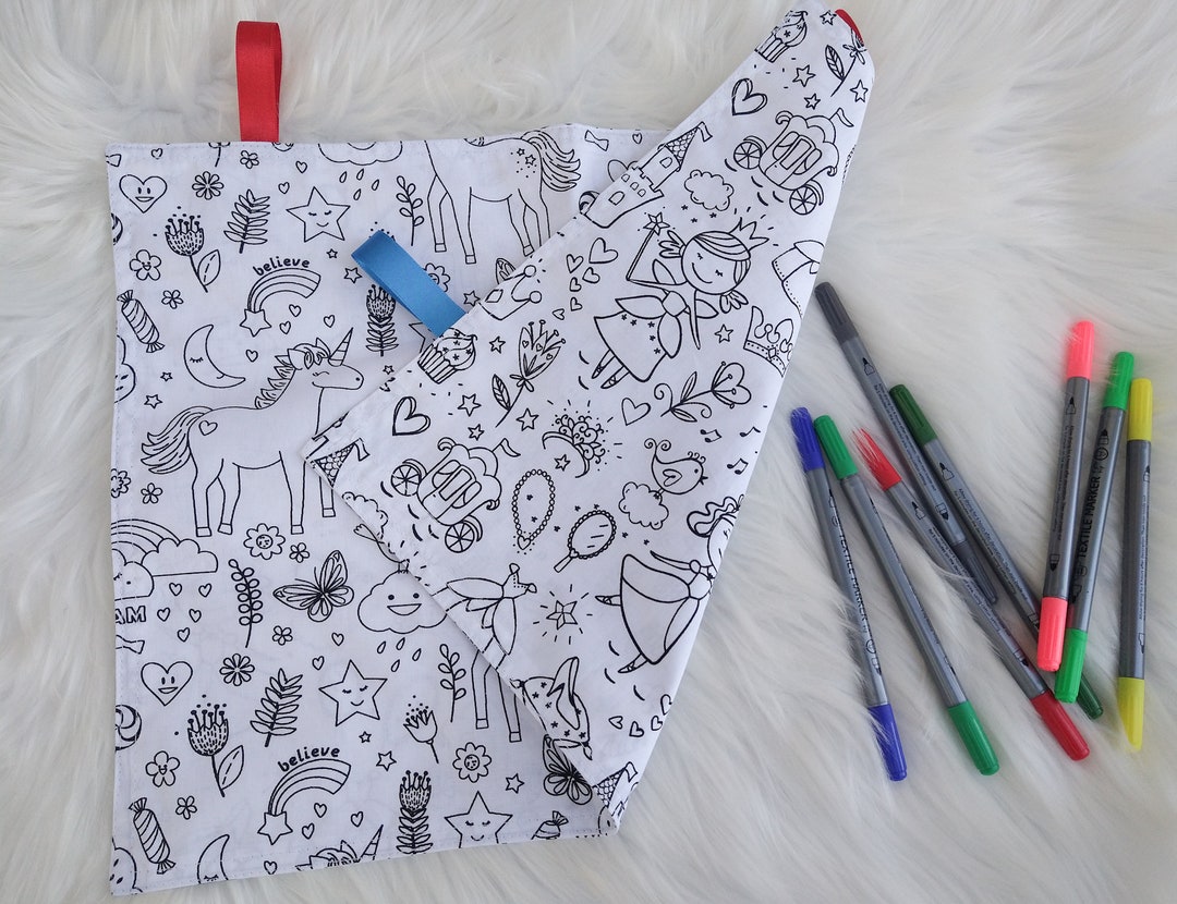 Washable Coloring Mat for Kids, Montessori Placemat, Coloring ...