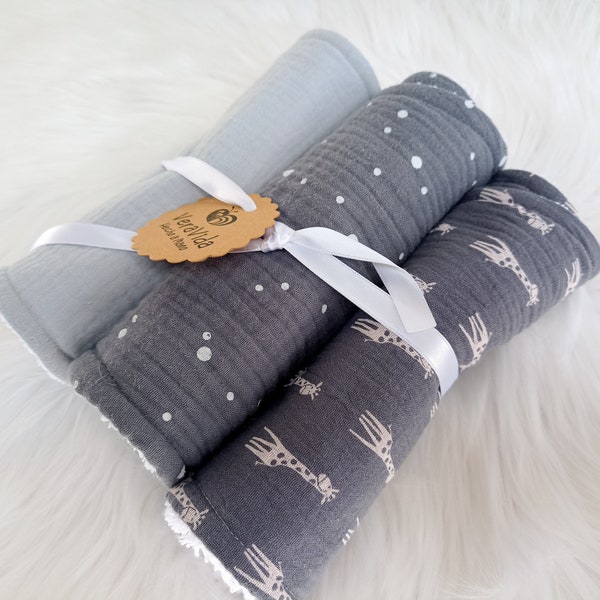 Burp Cloths Set - Etsy