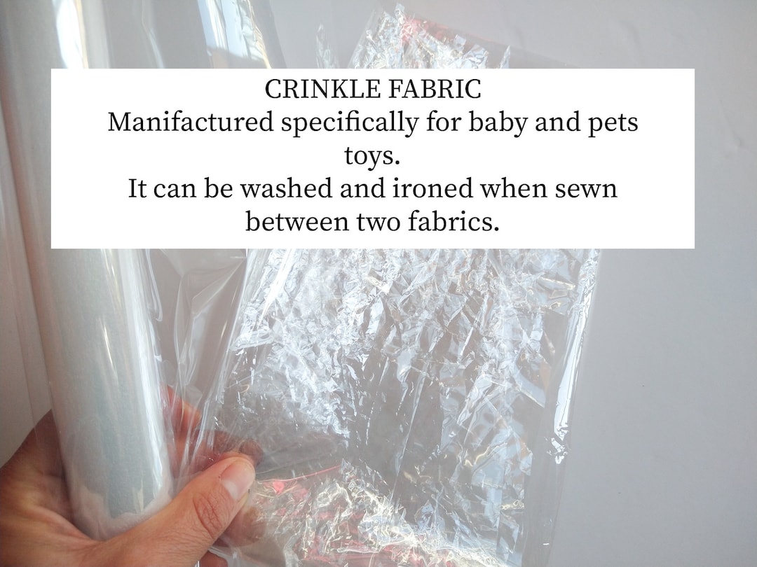 Crinkle Fabric EN71 Certified, Crinkle Material for Handmade Toys ...