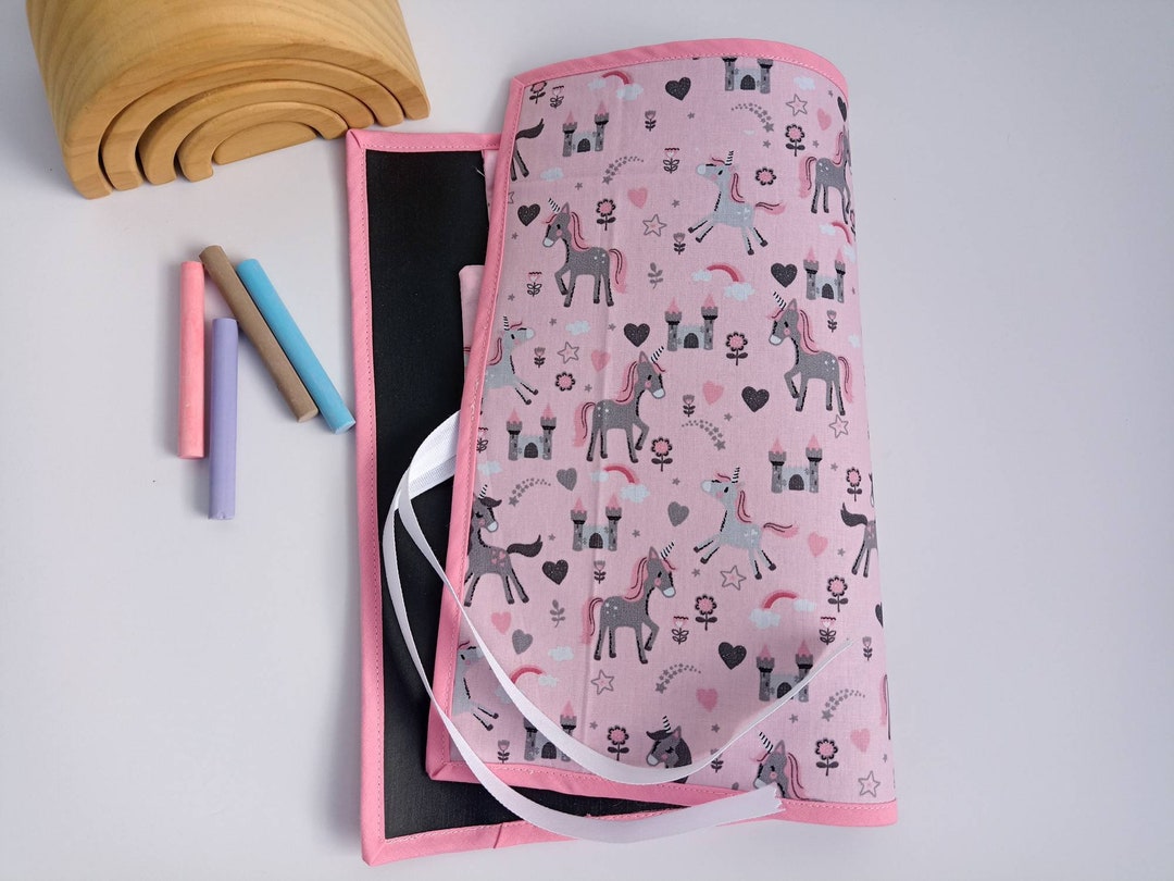 Portable Roll-up Blackboard for Children, Gifts for Girls, Chalk Mat ...