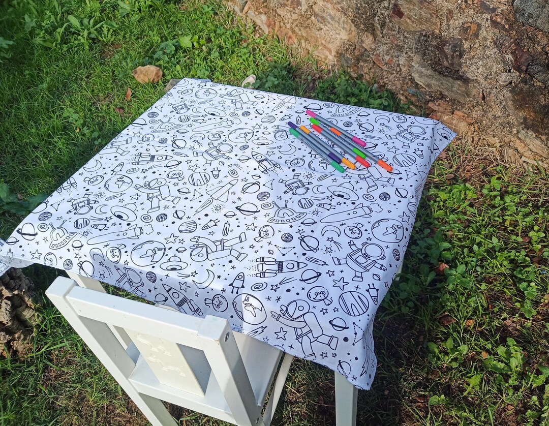 Coloring Placemats Birthday for Kids, Cotton Placemats Machine Washable ...