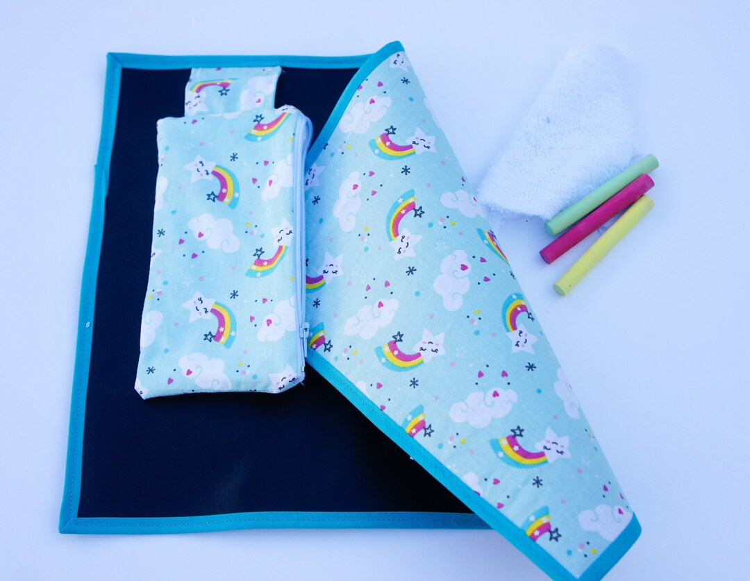 Drawing Placemat, Portable Roll-up Blackboard, Travel Toys for Nephew ...