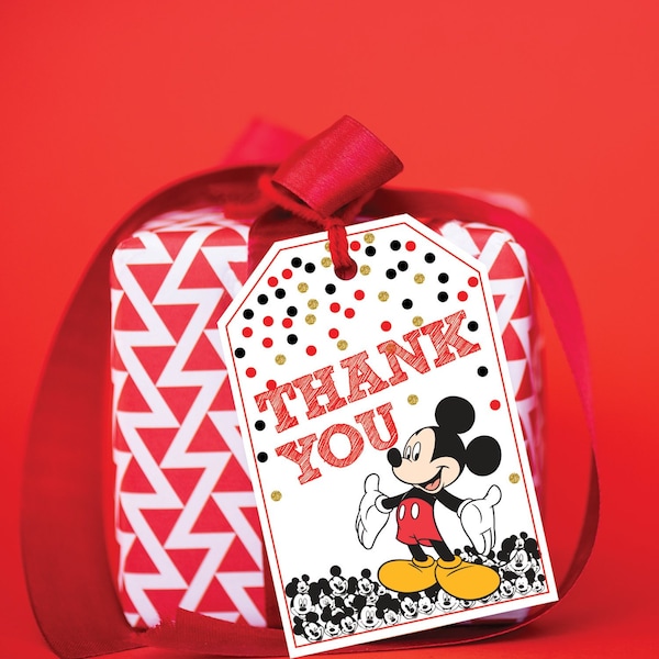 Mickey Name Tag - Etsy