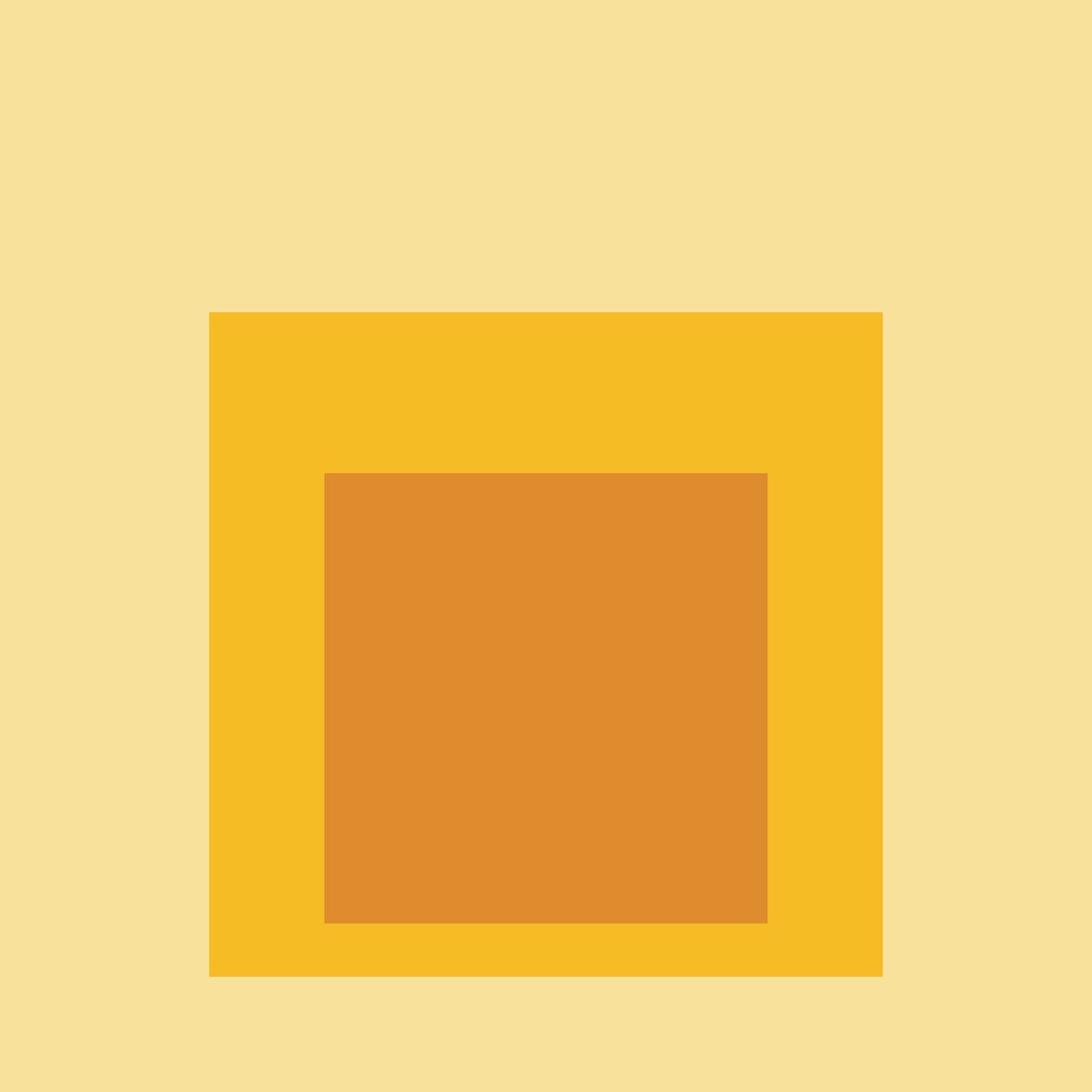 Yellow Squares Print Geometric Wall Art Homage to the Square | Etsy