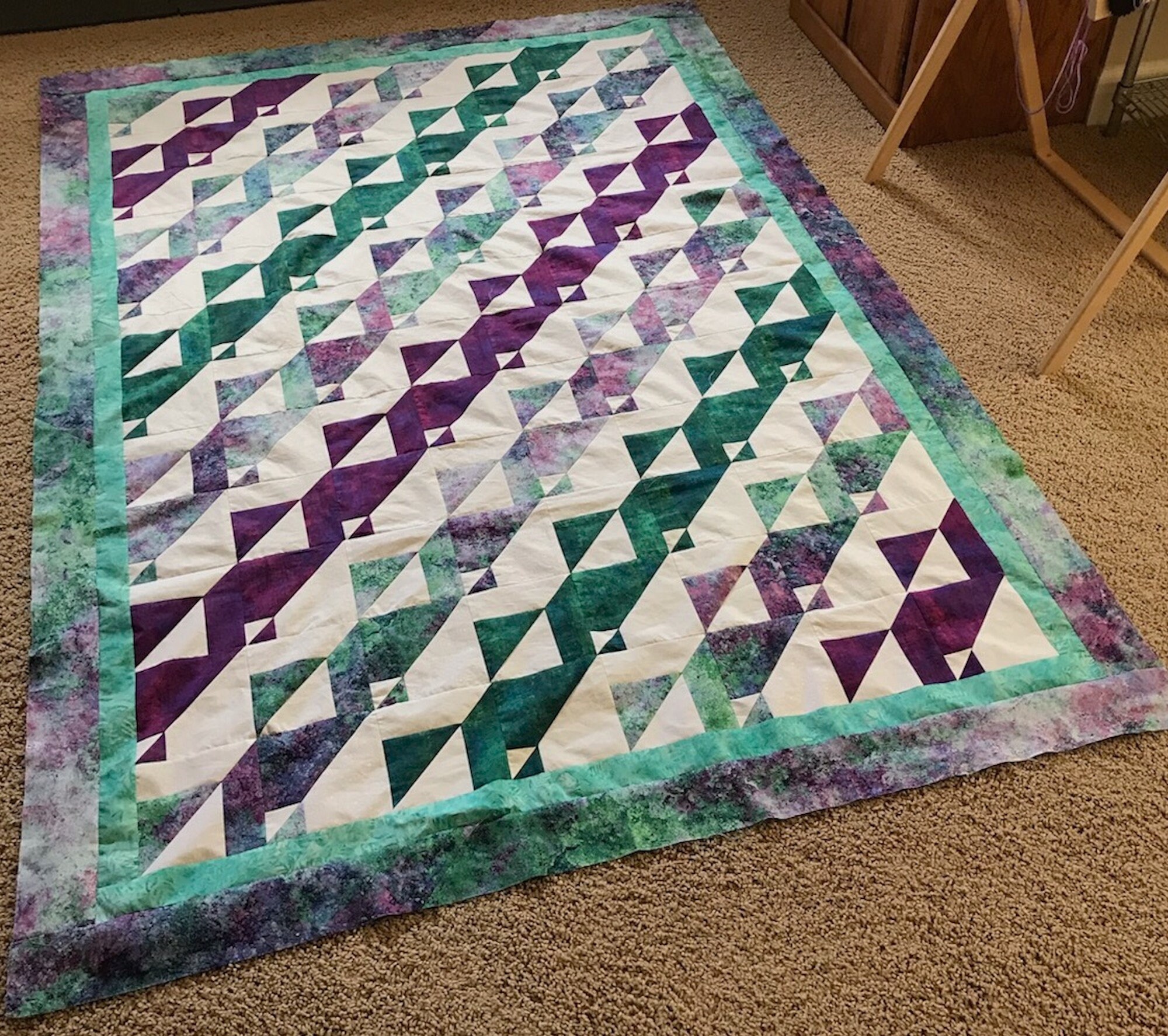 Digital PDF Quilt Pattern for "unhinged", One of the "magic Tricks ...