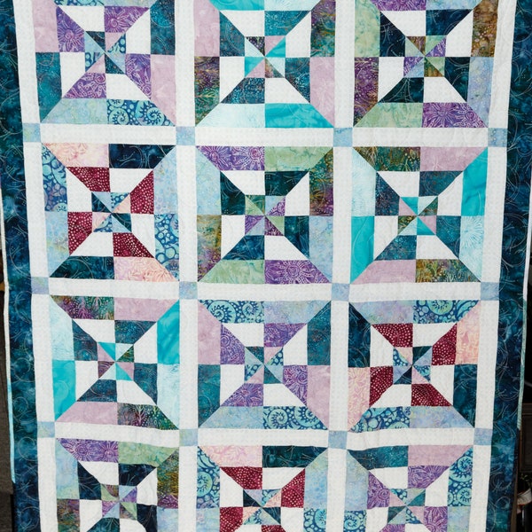 Kaleidoscope Quilt - Etsy