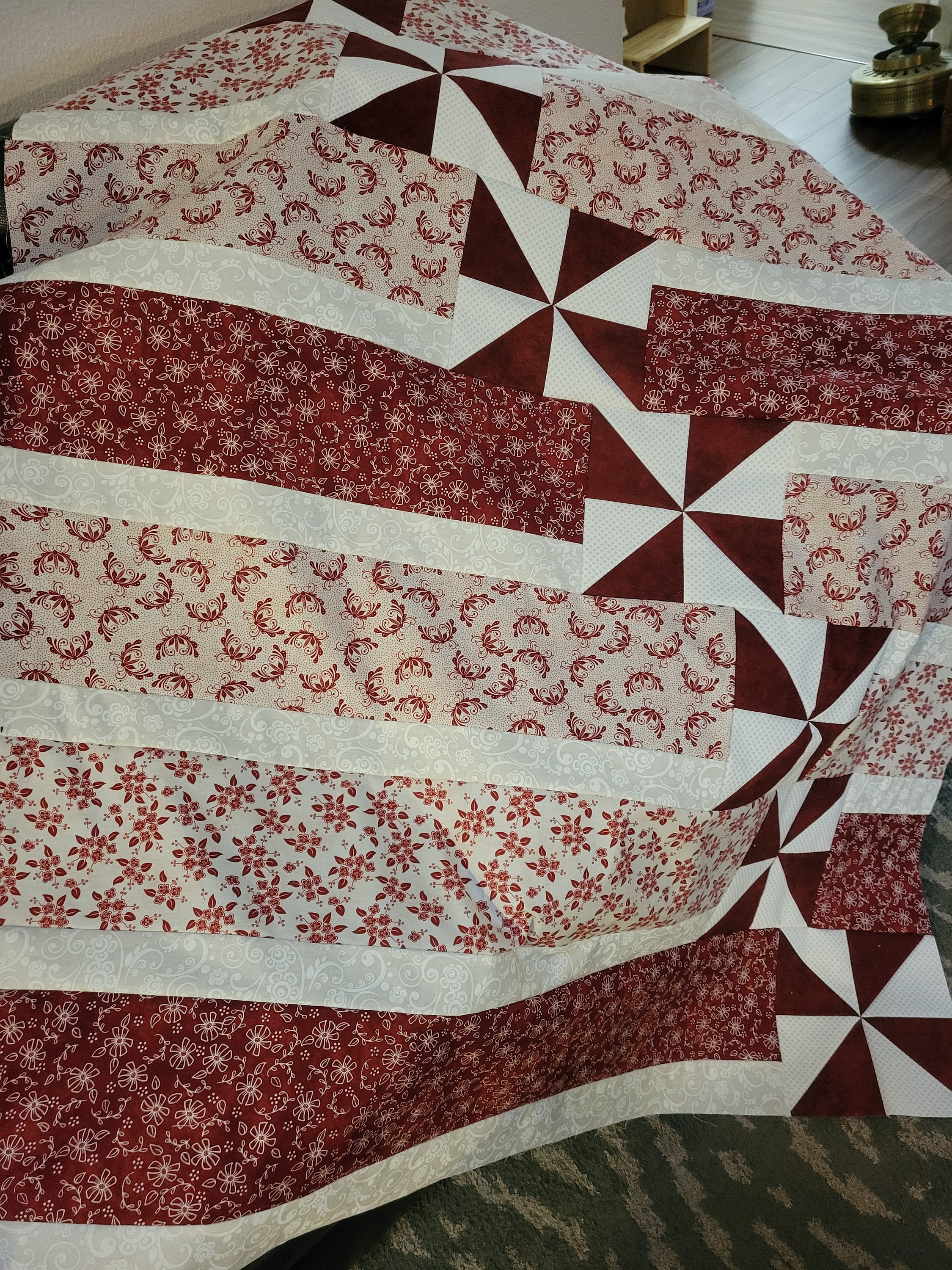 Digital PDF Quilt Pattern for "baby Steps", Quick and Easy, Crib and ...