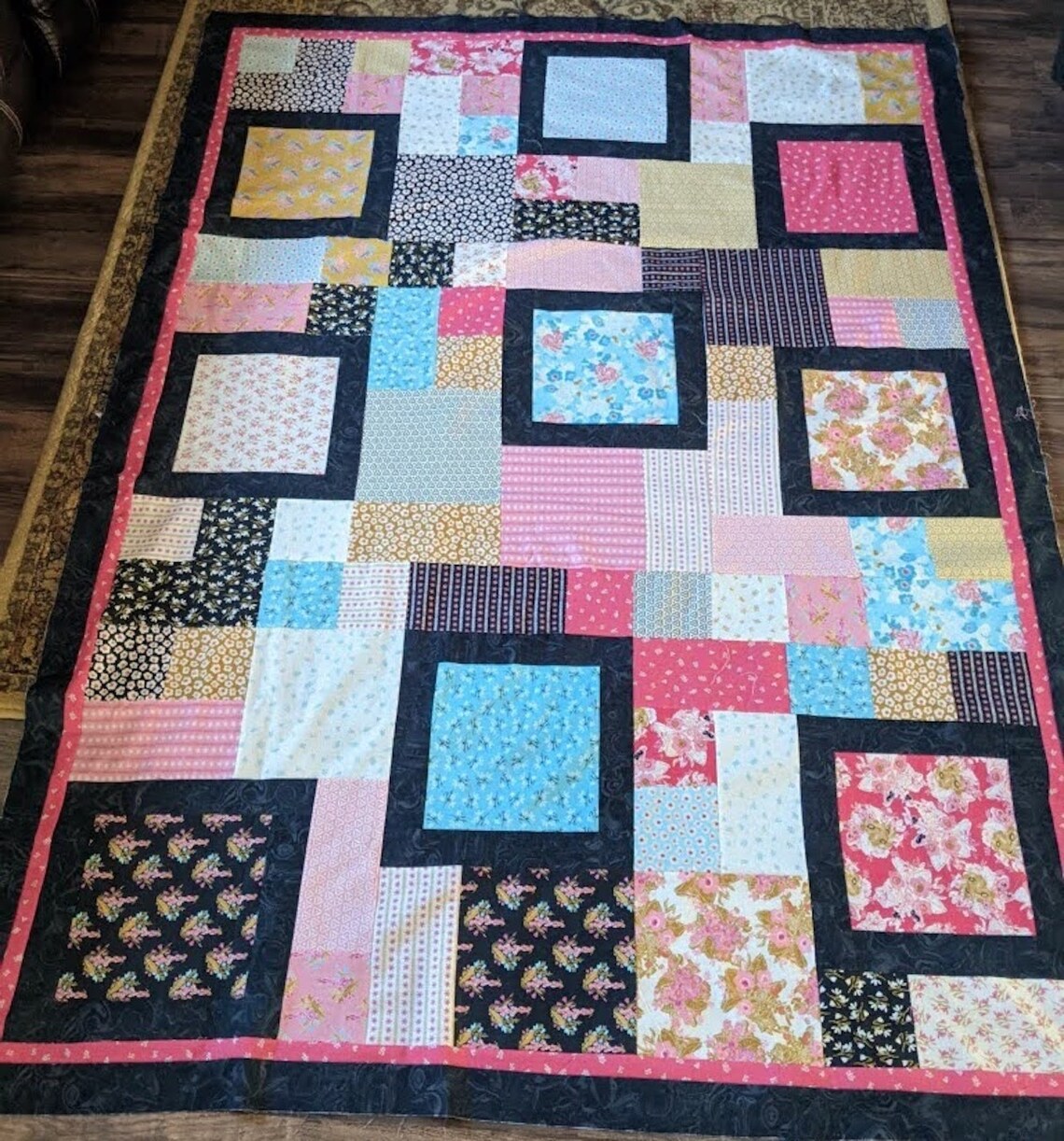 Digital PDF Quilt Pattern for framed Revised - Etsy Australia