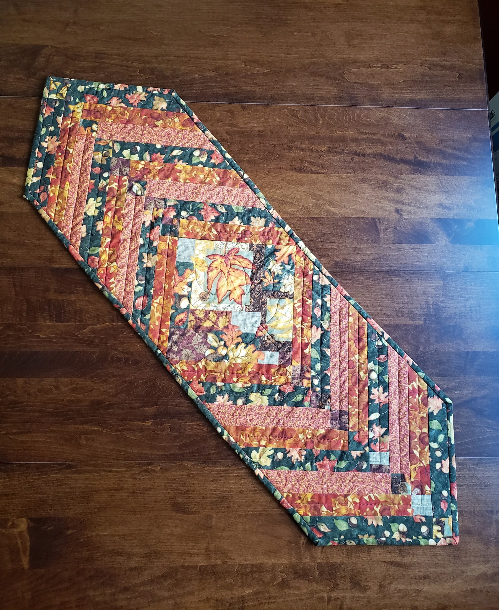 Digital PDF Pattern for "on the Run" Table Runner (approximately 14" X ...