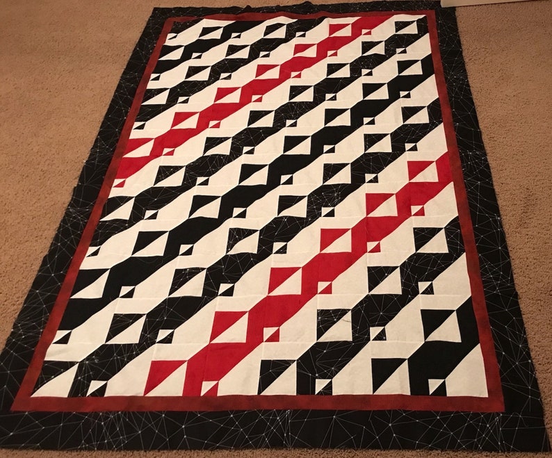 Digital PDF Quilt Pattern for "unhinged", One of the "magic Tricks ...