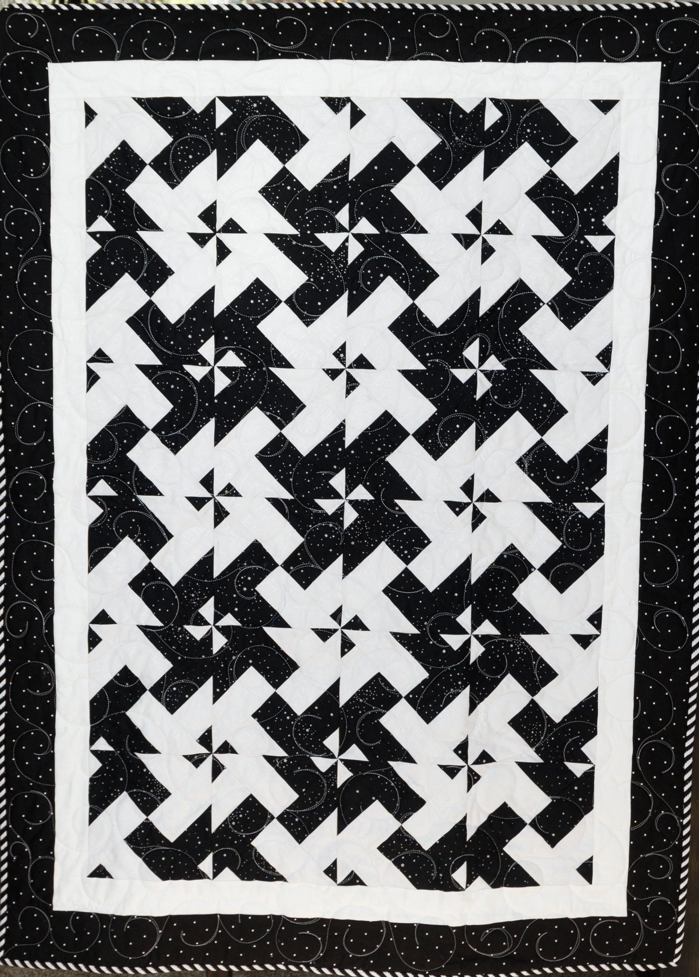 Digital PDF "line Dancing" Quilt Pattern - Etsy