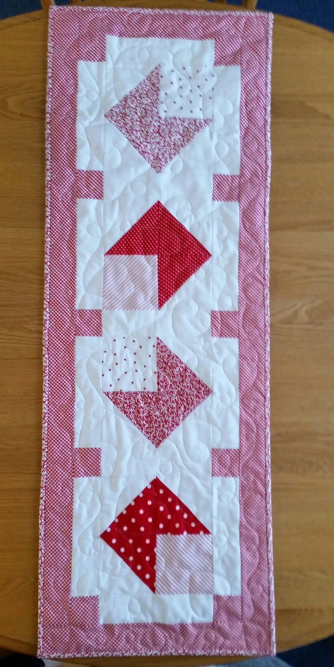 Digital PDF Holly's Love Notes Table Runner Pattern, 16" X 46" - Etsy