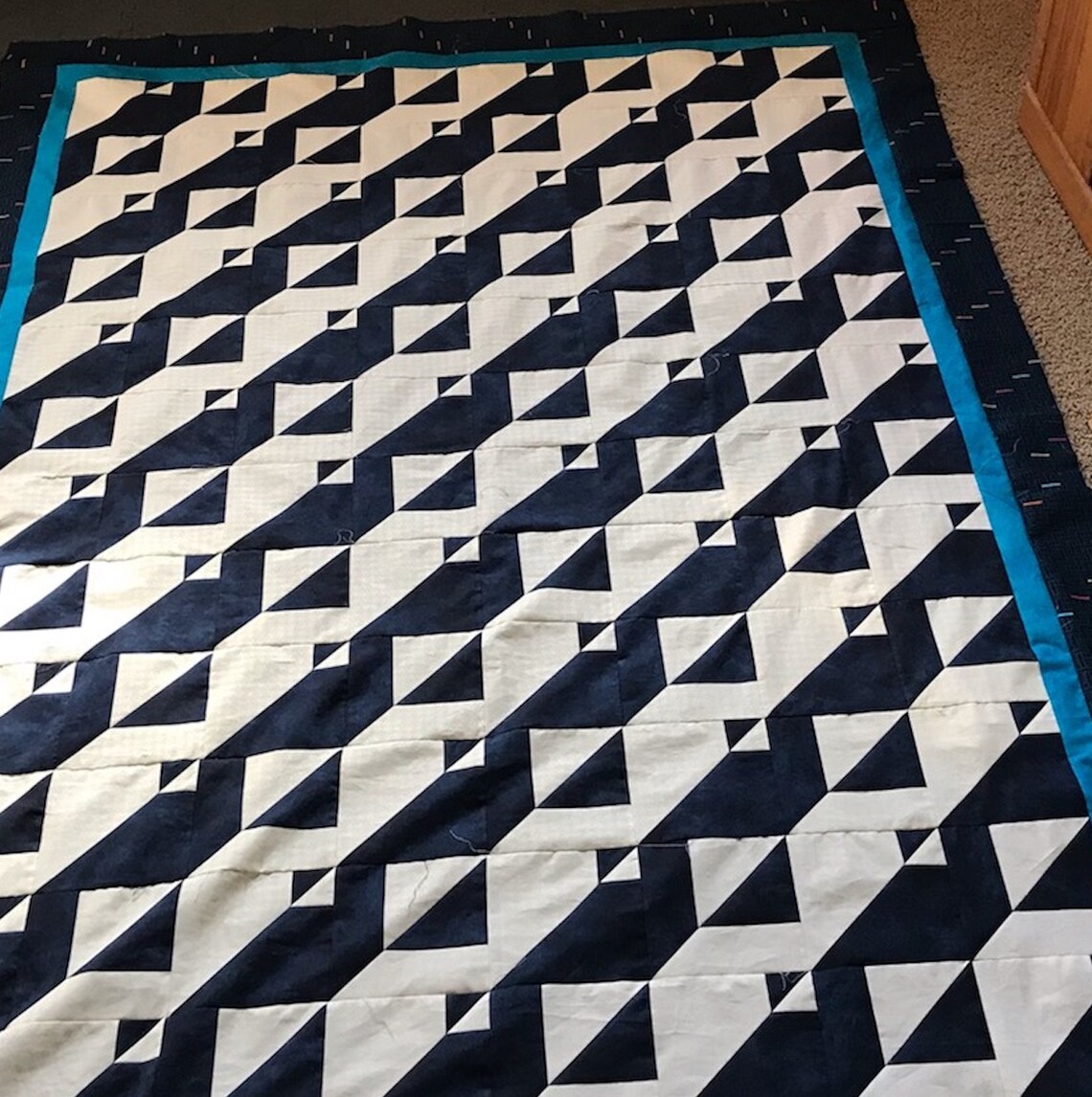 Digital PDF Quilt Pattern for "unhinged", One of the "magic Tricks ...