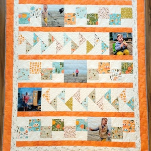 Digital PDF Quilt Pattern for “happy Dance”, Throw Through King Sizes ...