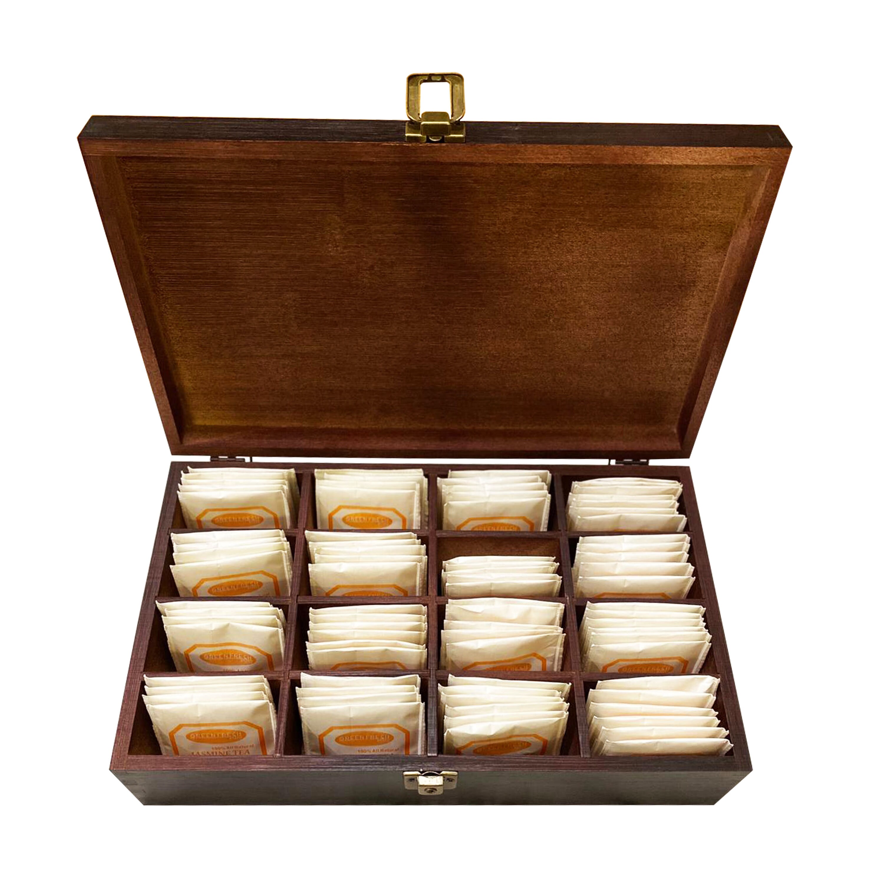 Tea Chest Tea Caddy Adjustable Tea Storage Box Tea Bag - Etsy