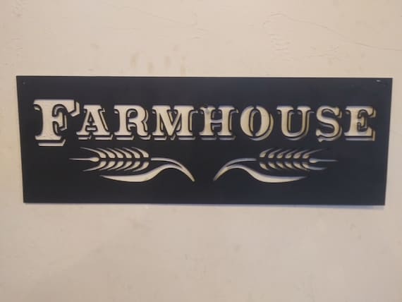 Cnc Plasma Signs Personalized Modern House Sign Plaque Door Street