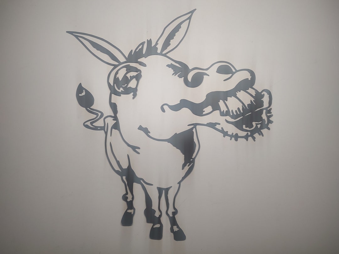 Goofy Jackass 24"x20" Plasma Cut Metal Art CNC - Etsy