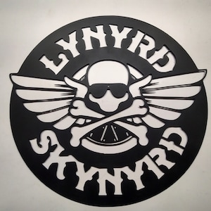 Lynyrd Skynyrd Sign 16" Round Plasma Cut Metal Art CNC - Etsy