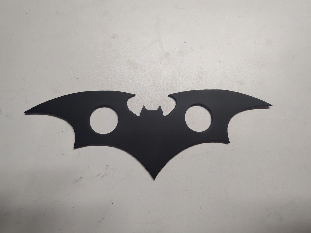 Metal Batarang-2003 Version-custom Holes-8x2.75 Plasma Cut Metal Art ...