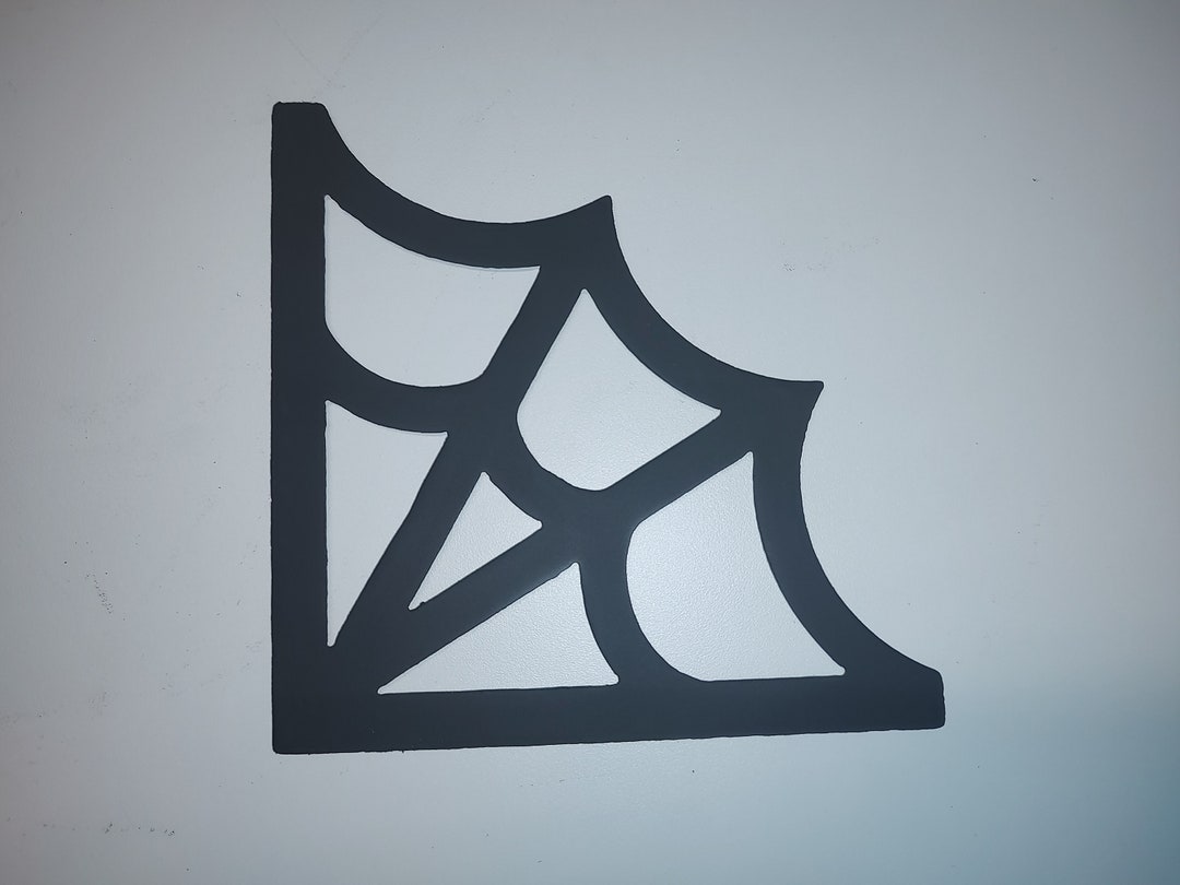 Spider Web Gusset 5"x5" Plasma Cut Metal Art CNC - Etsy