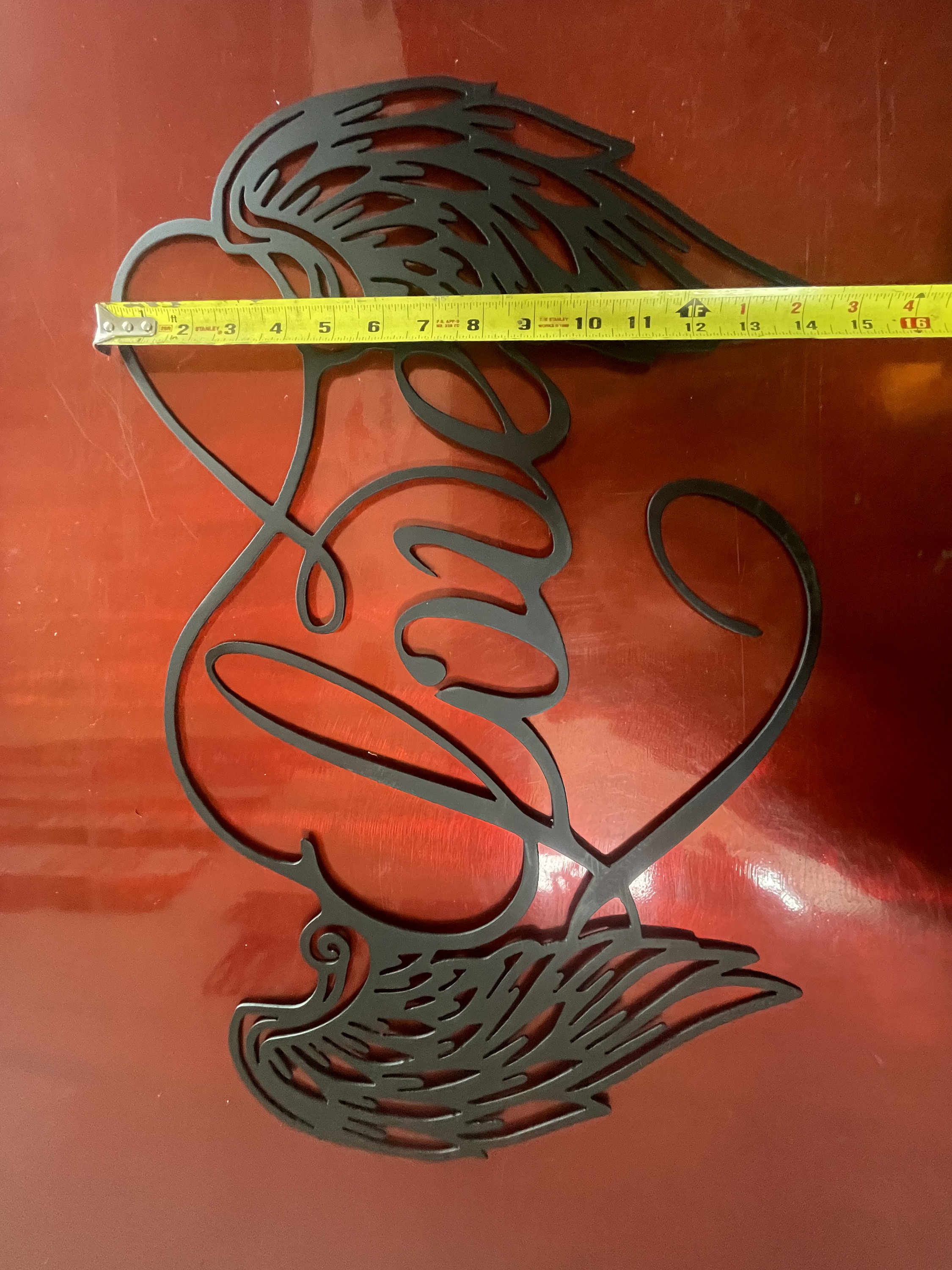 Large Love CNC Plasma Cut Sign - Etsy