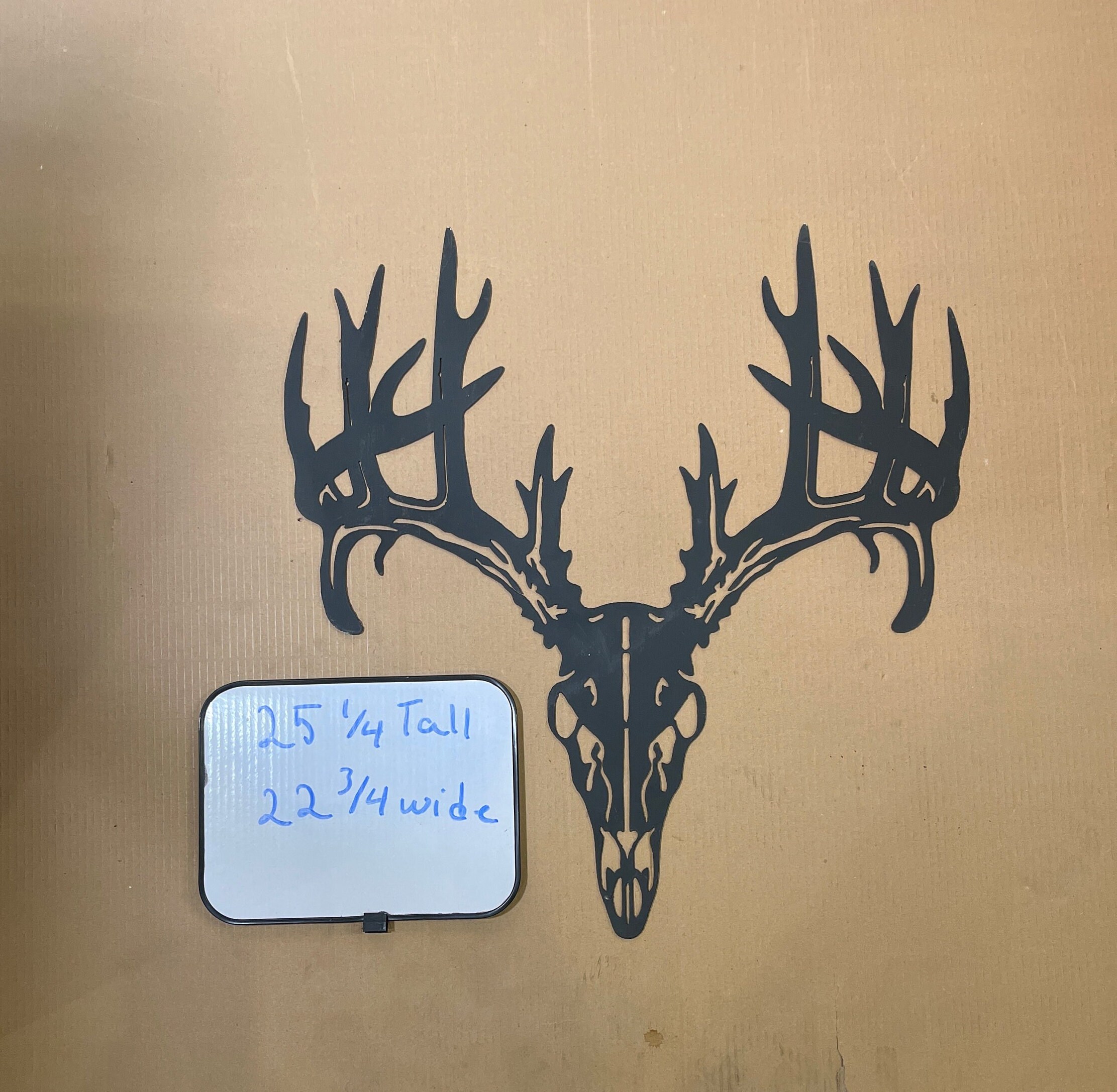 Deer Skull and Antlers Plasma Cut Metal Art CNC - Etsy