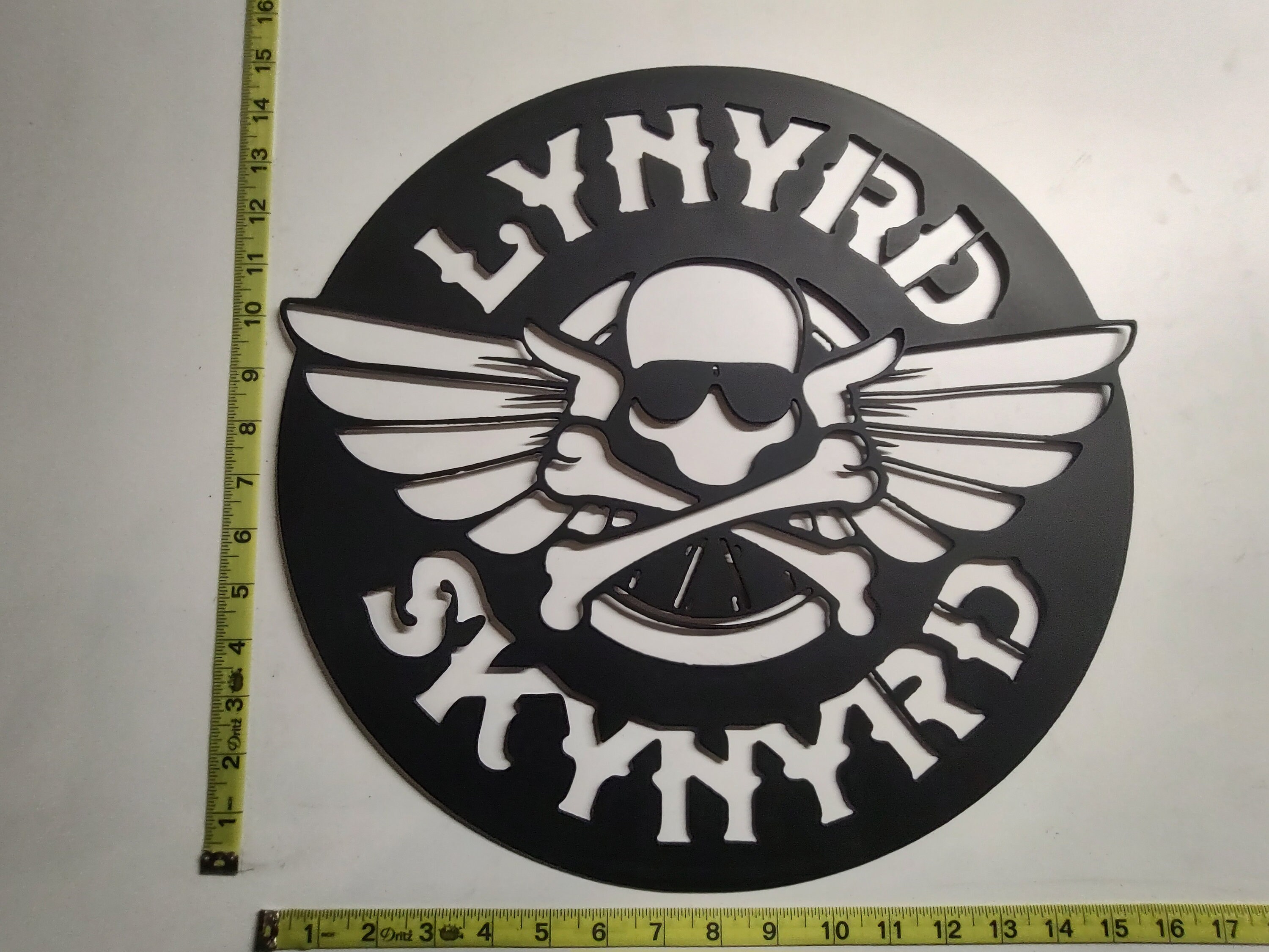 Lynyrd Skynyrd Sign 16" Round Plasma Cut Metal Art CNC - Etsy
