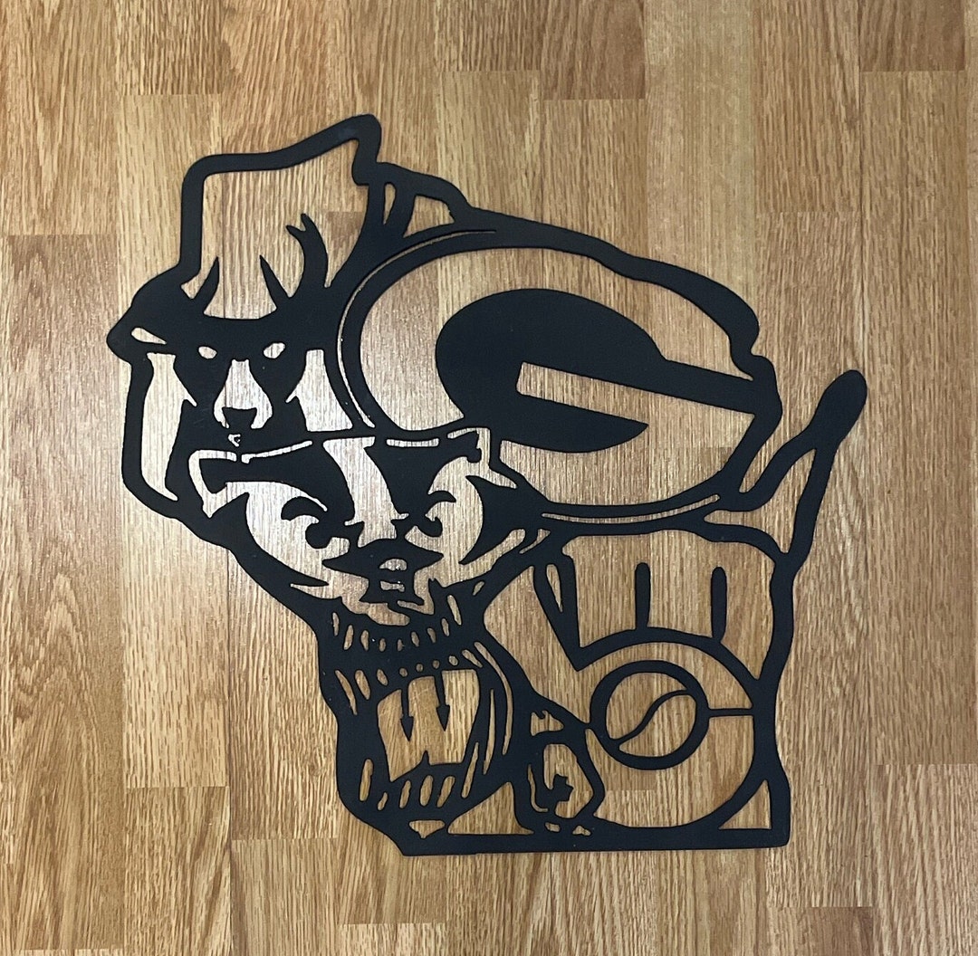 Wisconsin Sports Teams Cnc Plasma Cut - Etsy