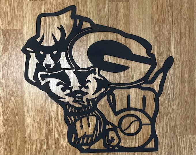 Wisconsin Sports Teams Cnc Plasma Cut - Etsy