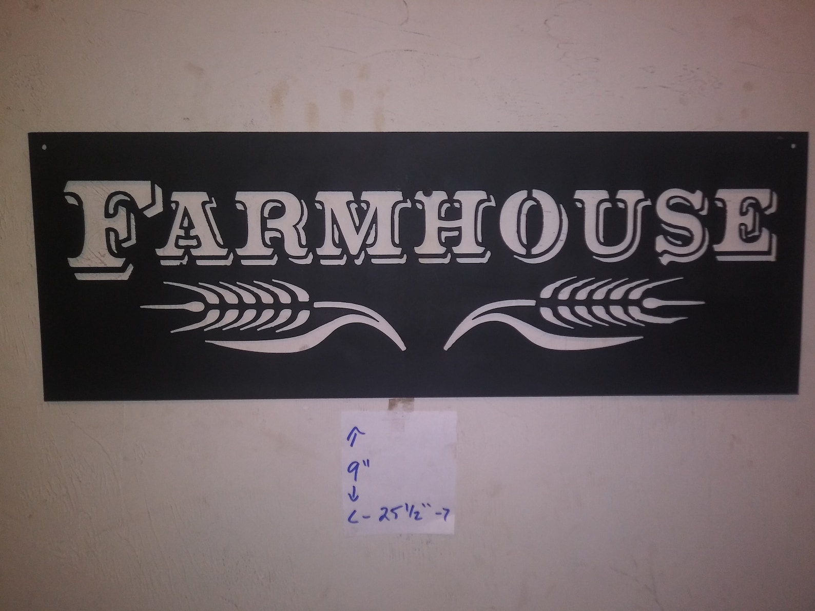 FARMHOUSE CNC Plasma Cut Sign - Etsy
