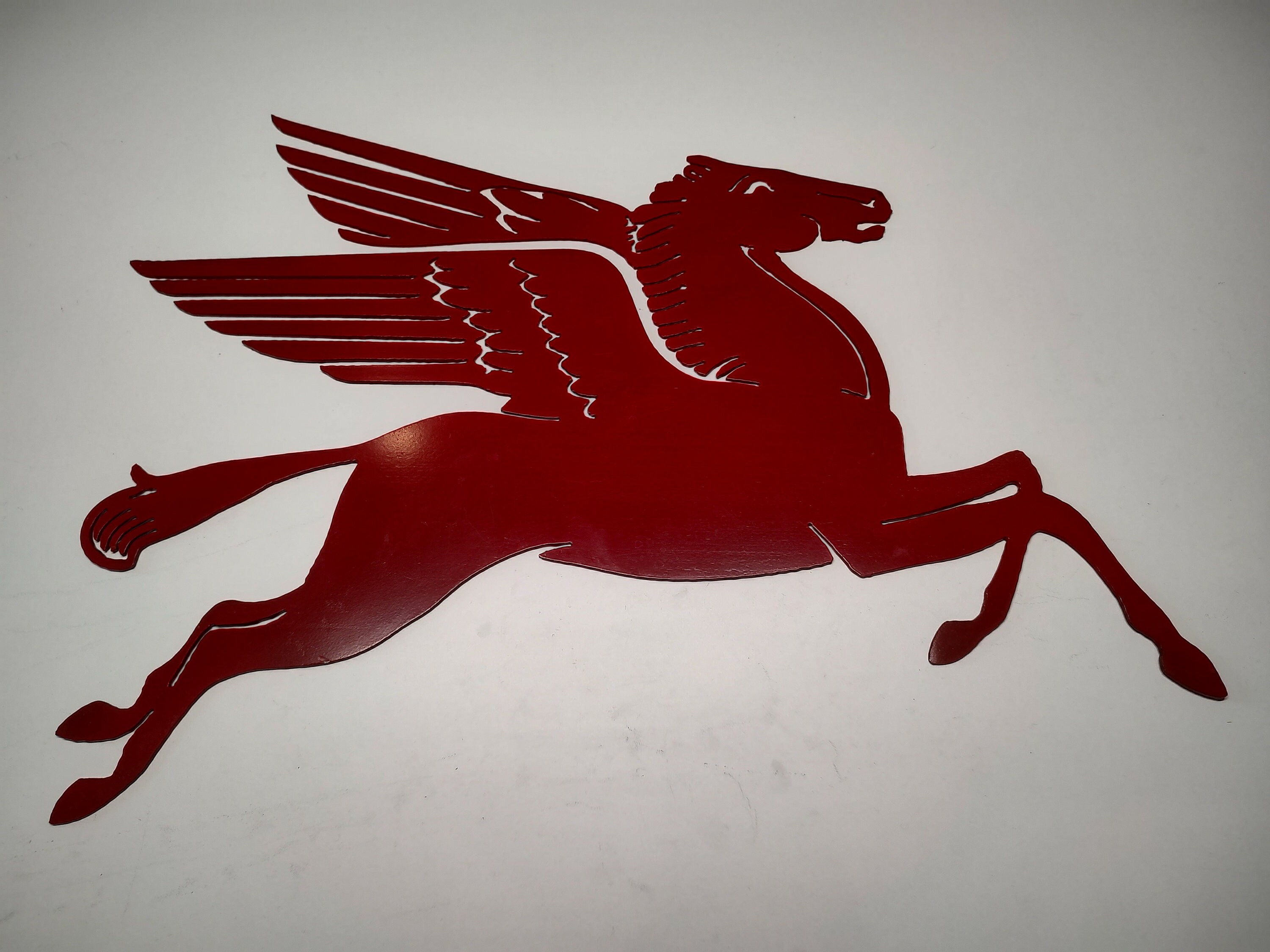 Red Pegasus 20.5x16 Plasma Cut Metal Art CNC - Etsy