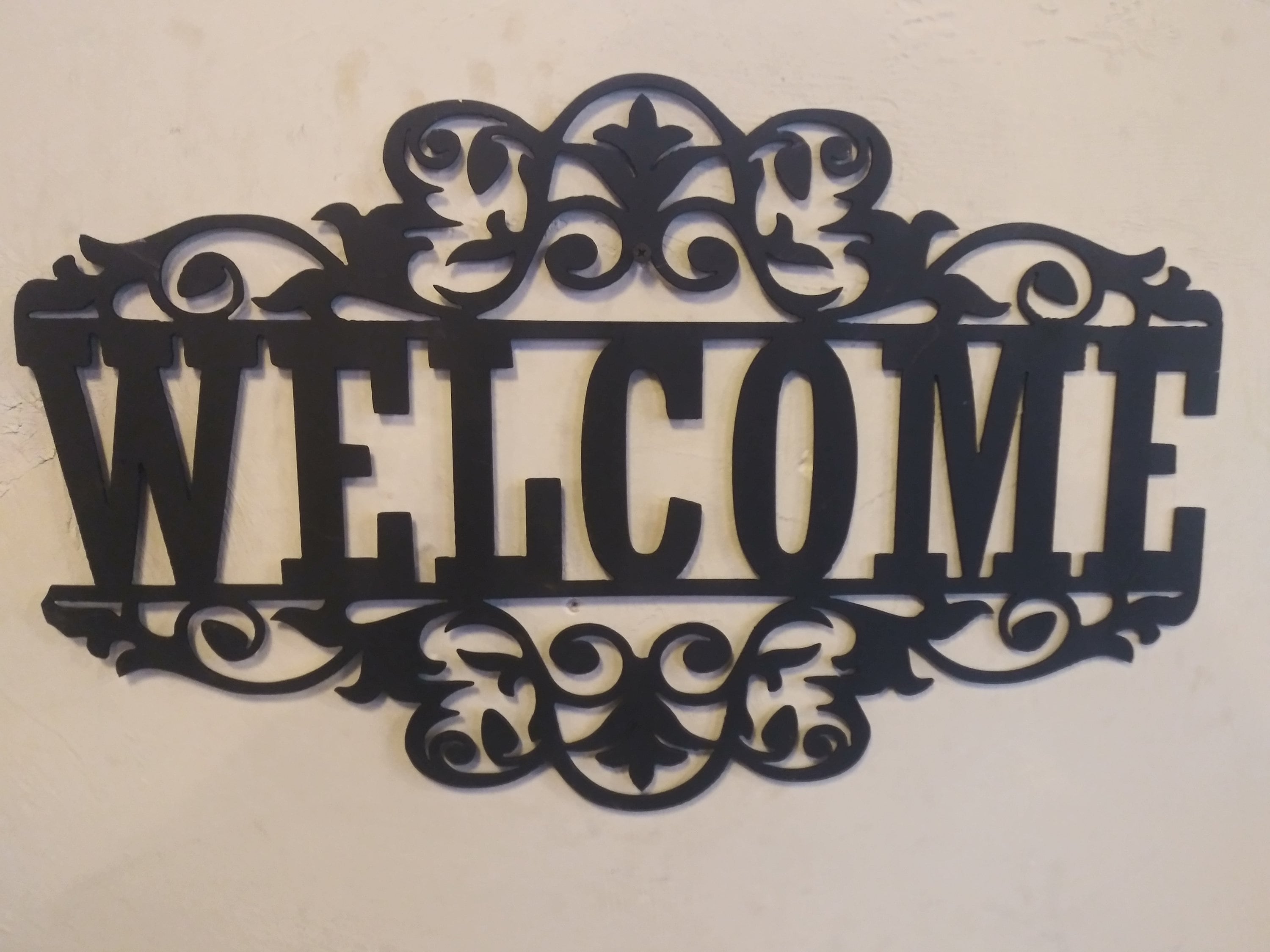 WELCOME SIGN- CNC Plasma Cut Welcome Sign - Etsy