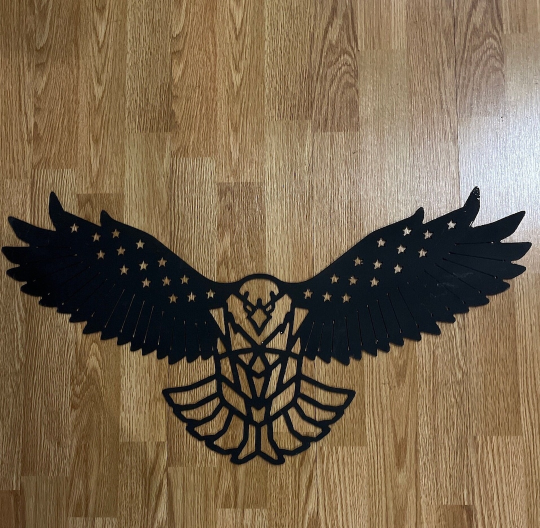 Liberty Eagle - Cnc Plasma Cut Sign - Etsy