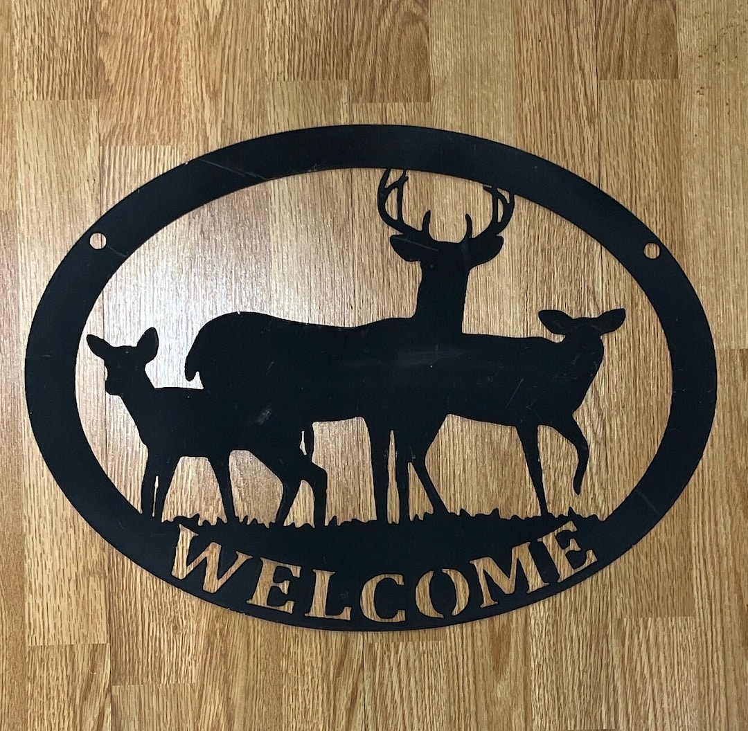 WELCOME SIGN CNC Plasma Cut Welcome Sign - Etsy