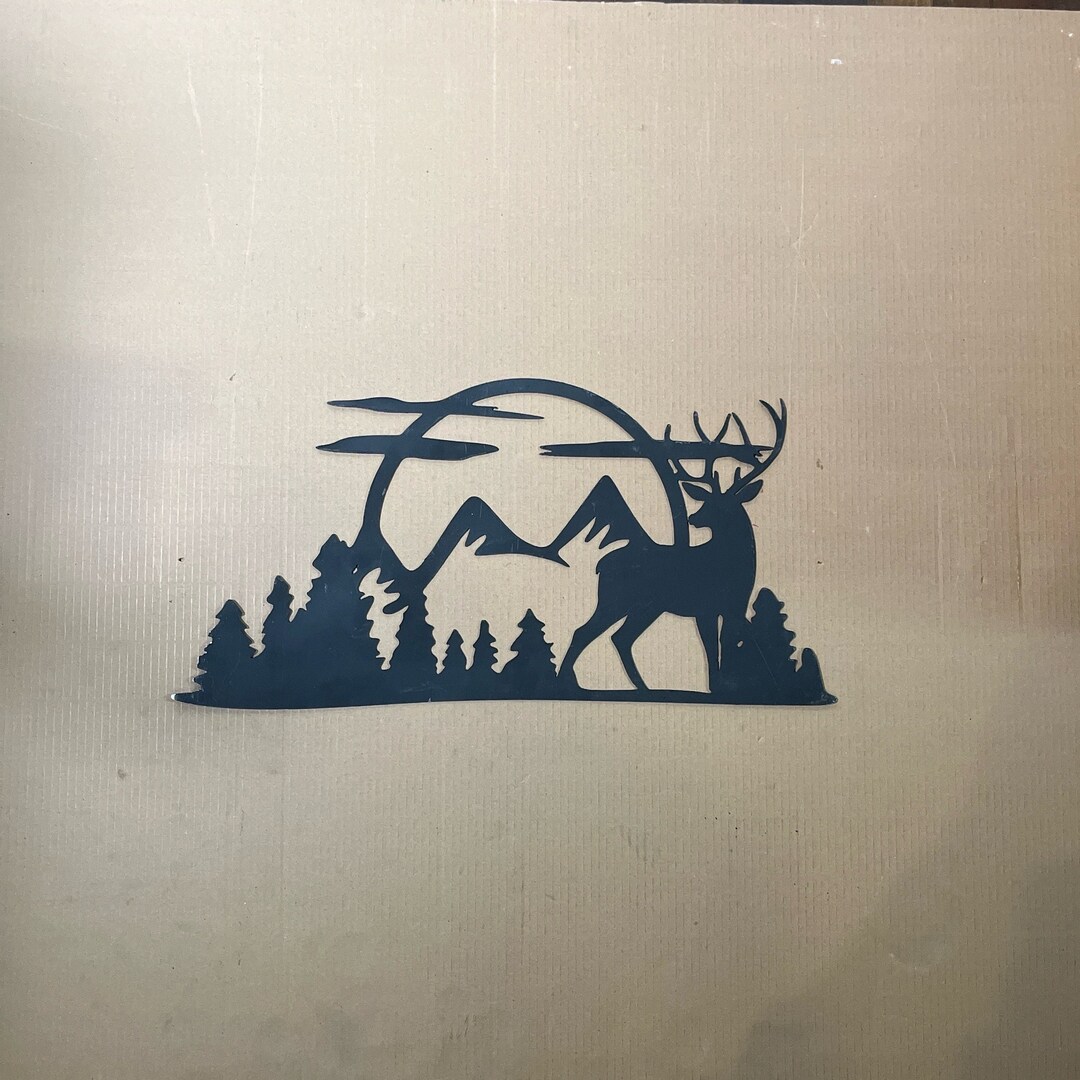 Big Whitetail Buck Plasma Cut Metal Art CNC - Etsy