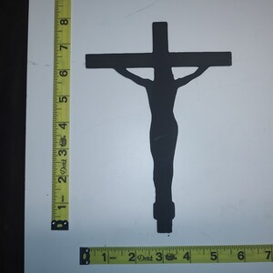 Crucifixion Cross 8"x5.5" Plasma Cut Metal Art CNC - Etsy