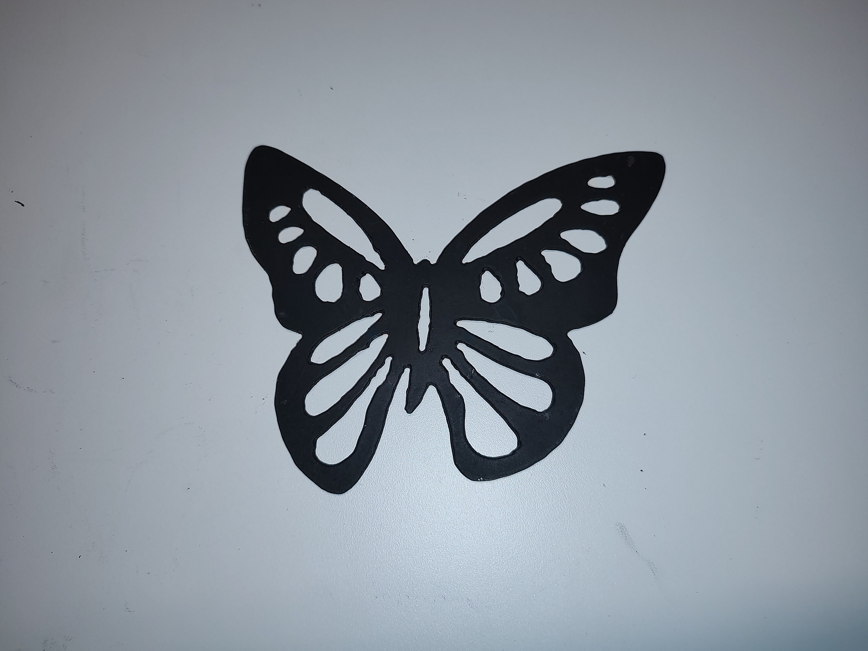 Butterfly 4"x5" Plasma Cut Metal Art CNC - Etsy