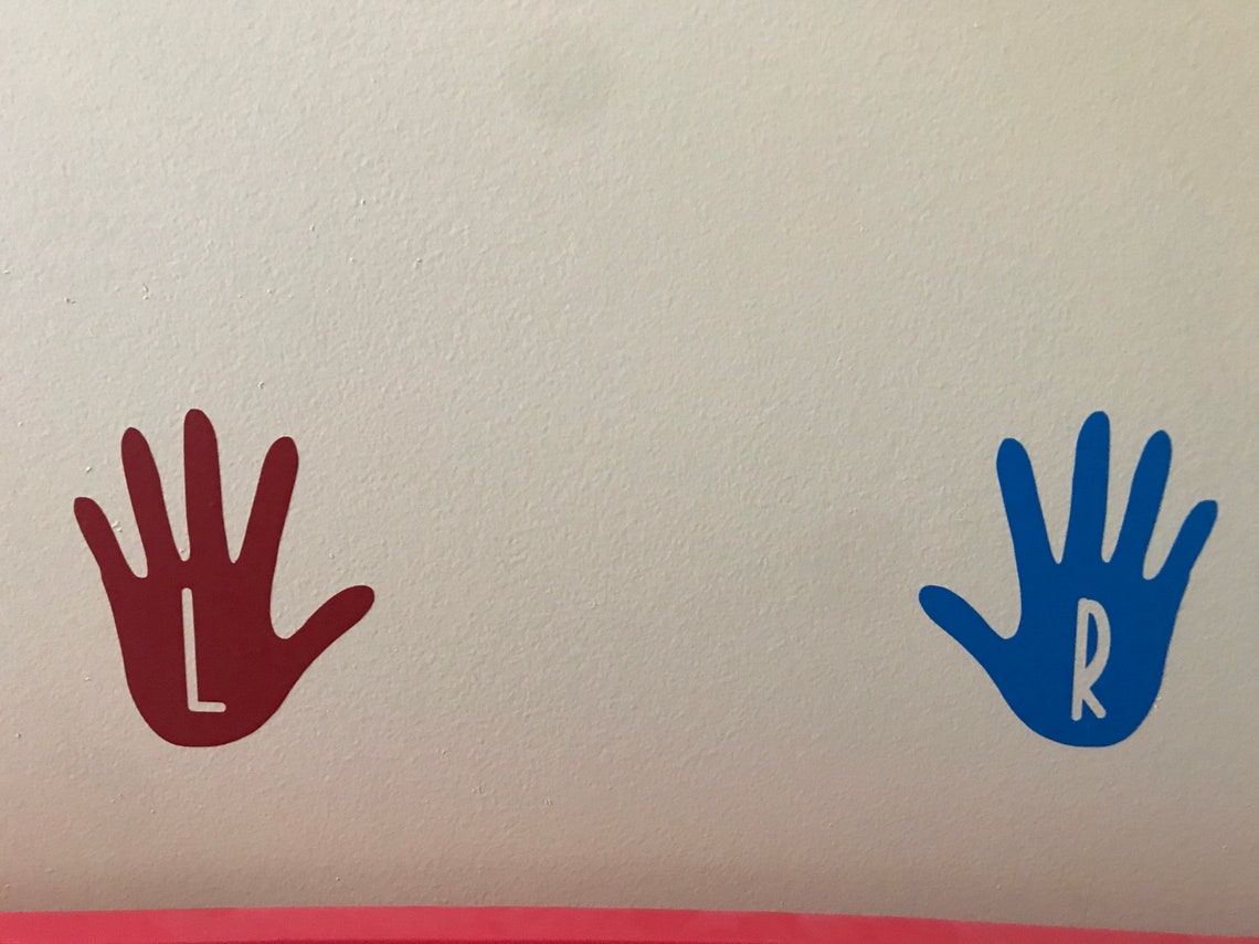 Left Right Directions wall Decal Daycare Homeschool Decor - Etsy