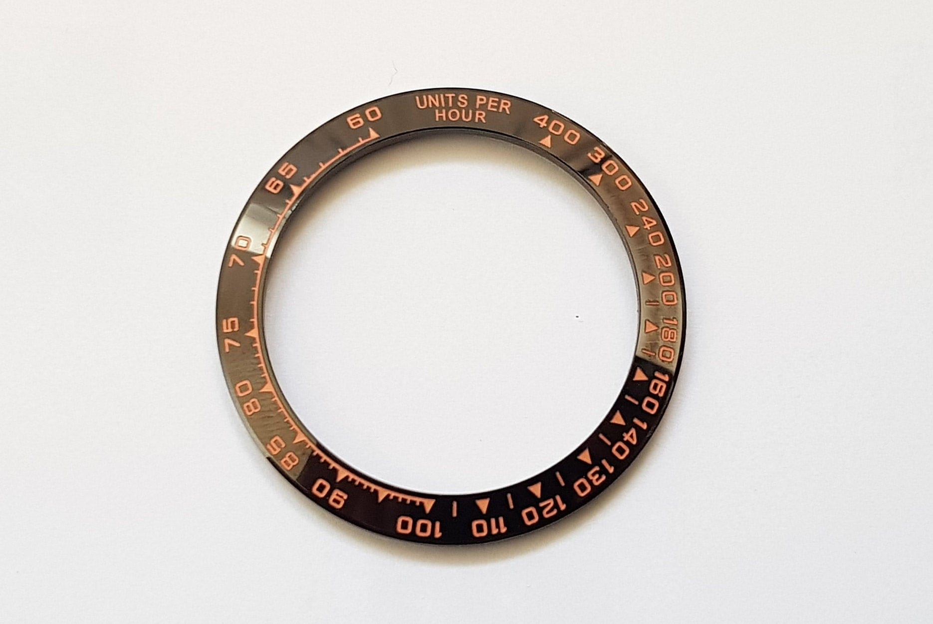 New Bezel Insert for Rolex Daytona Watch Black With Orange | Etsy