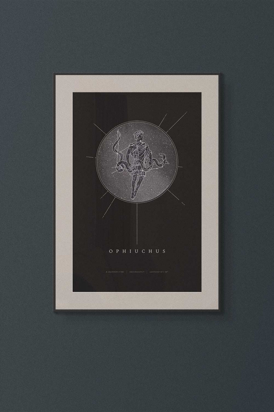 Ophiuchus Constellation Zodiac Sign Poster/art Print 11 X - Etsy