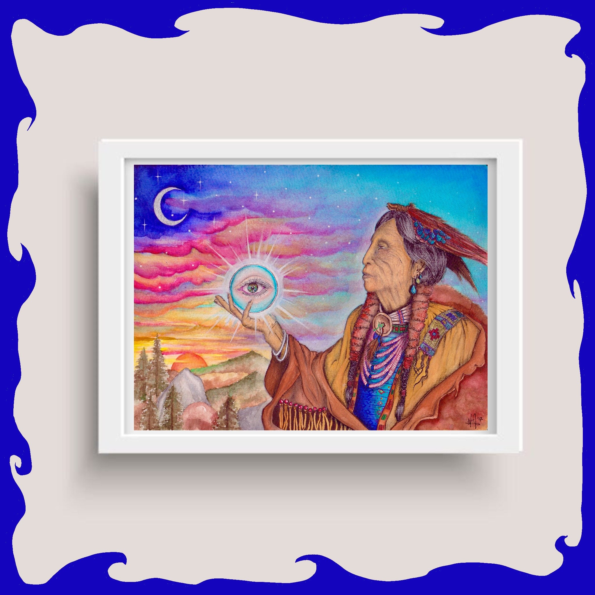 Native American Shaman Art