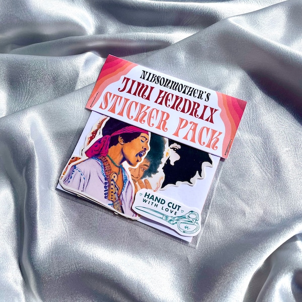 Jimi Hendrix Sticker - Etsy