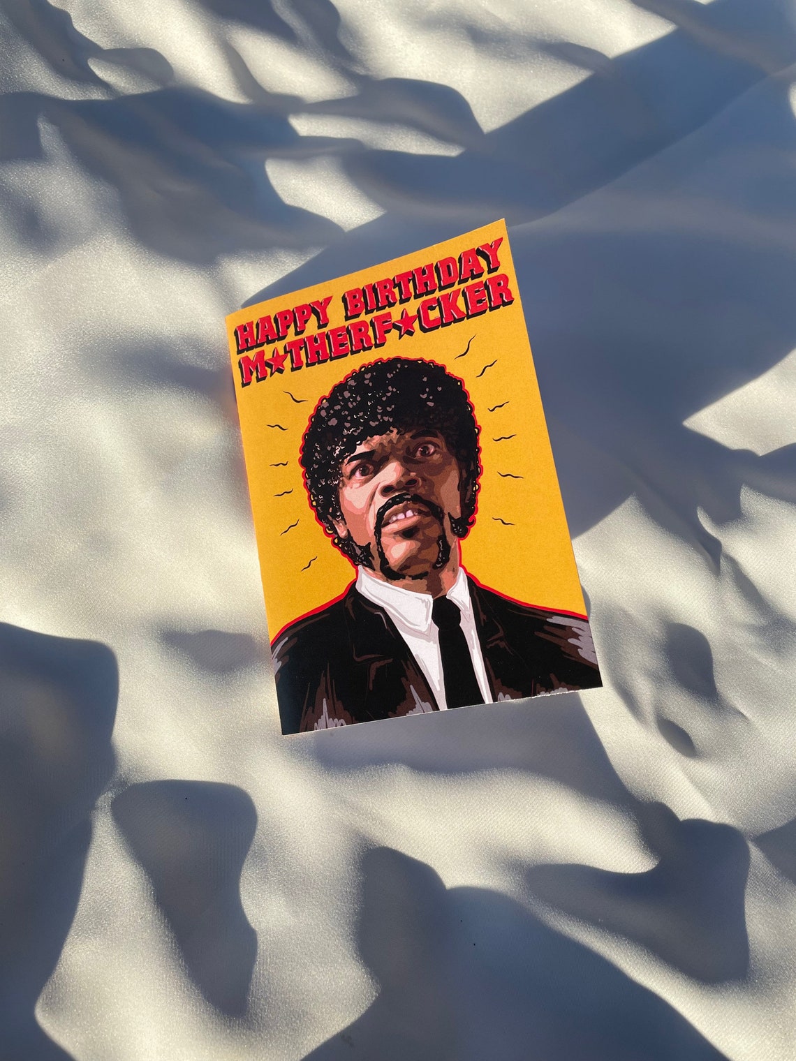 Pulp Fiction Themed Birthday Card - Funny Tarantino Pop Culture ...