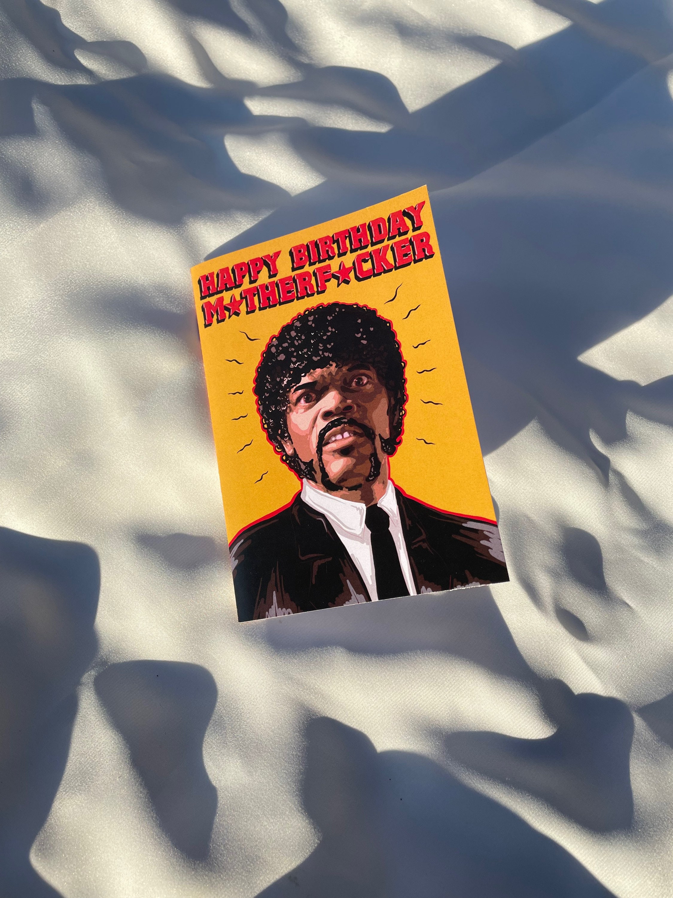 Pulp Fiction Themed Birthday Card - Funny Tarantino Pop Culture ...