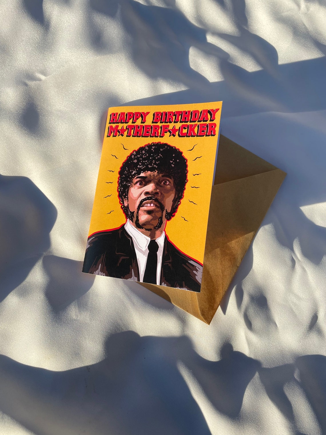 Pulp Fiction Themed Birthday Card - Funny Tarantino Pop Culture ...
