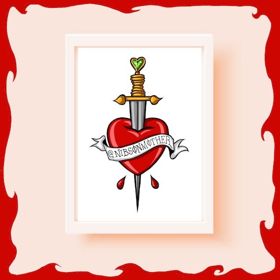 What Does A Heart With A Dagger Mean