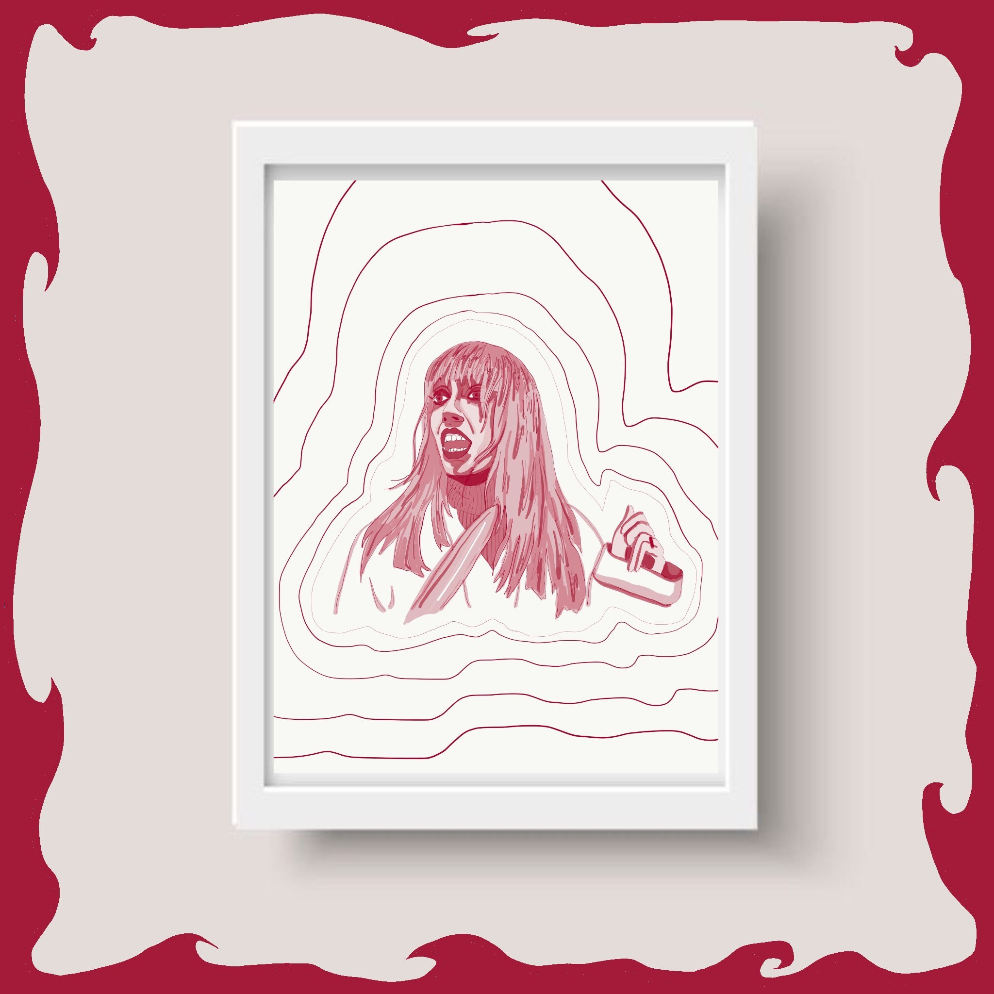 Here's Johnny Shelley Duvall the Shining Digital Art | Etsy