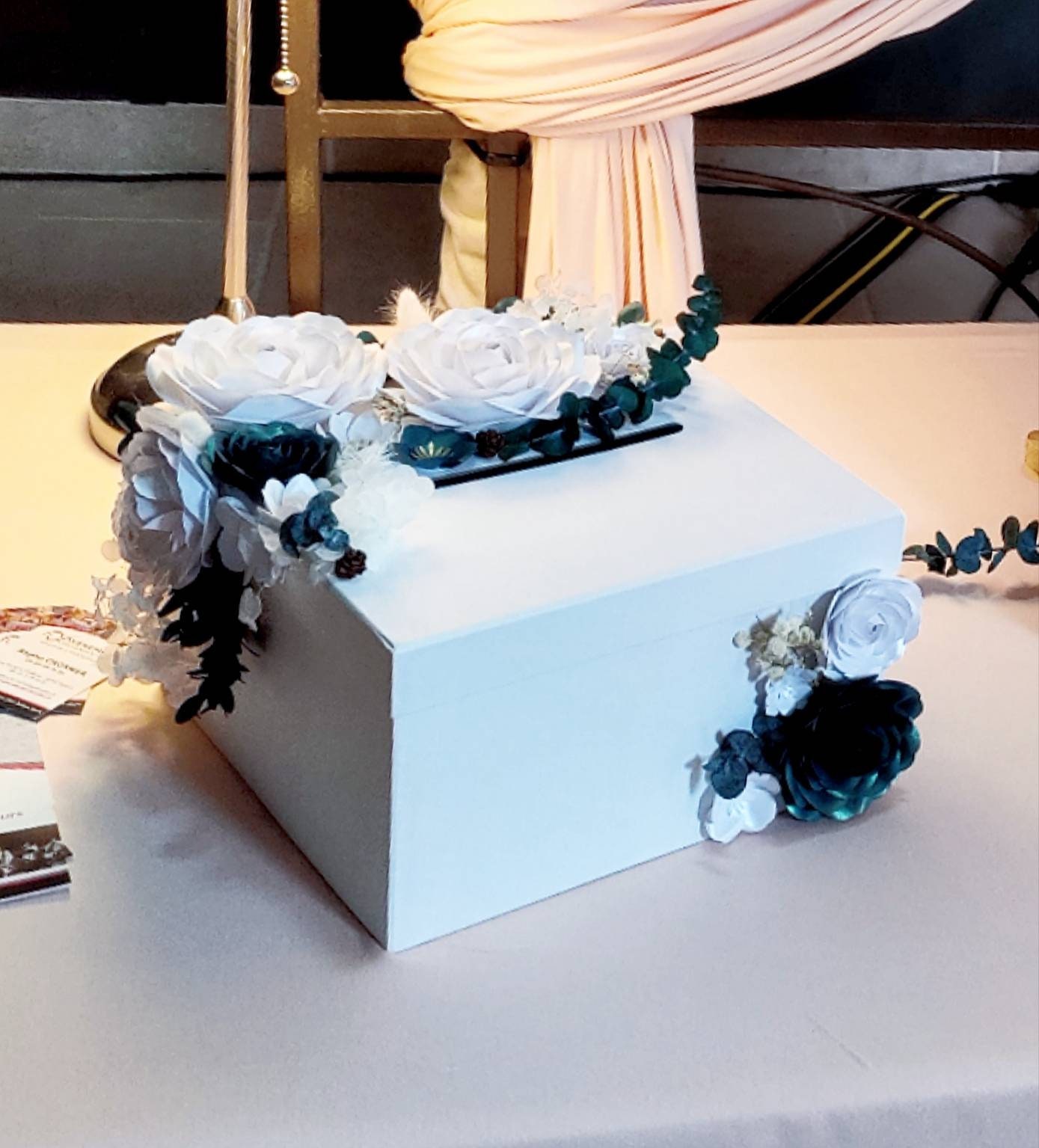 Personalized Urn | Paper Flowers and Dried Branches for Events, Parties ...