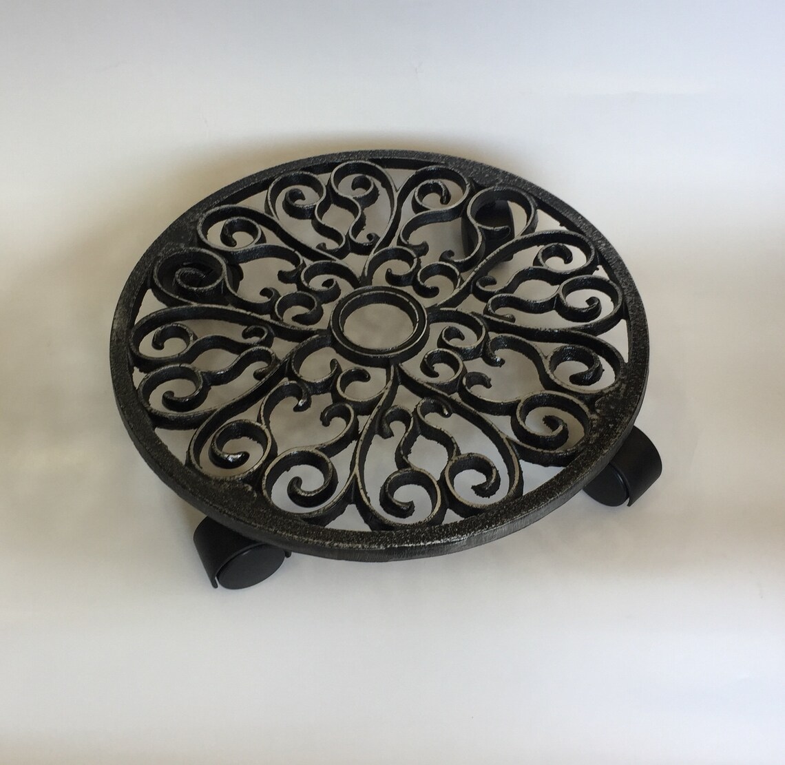 Plant Pot Stand Cast Aluminium Flower Pot Base - Etsy